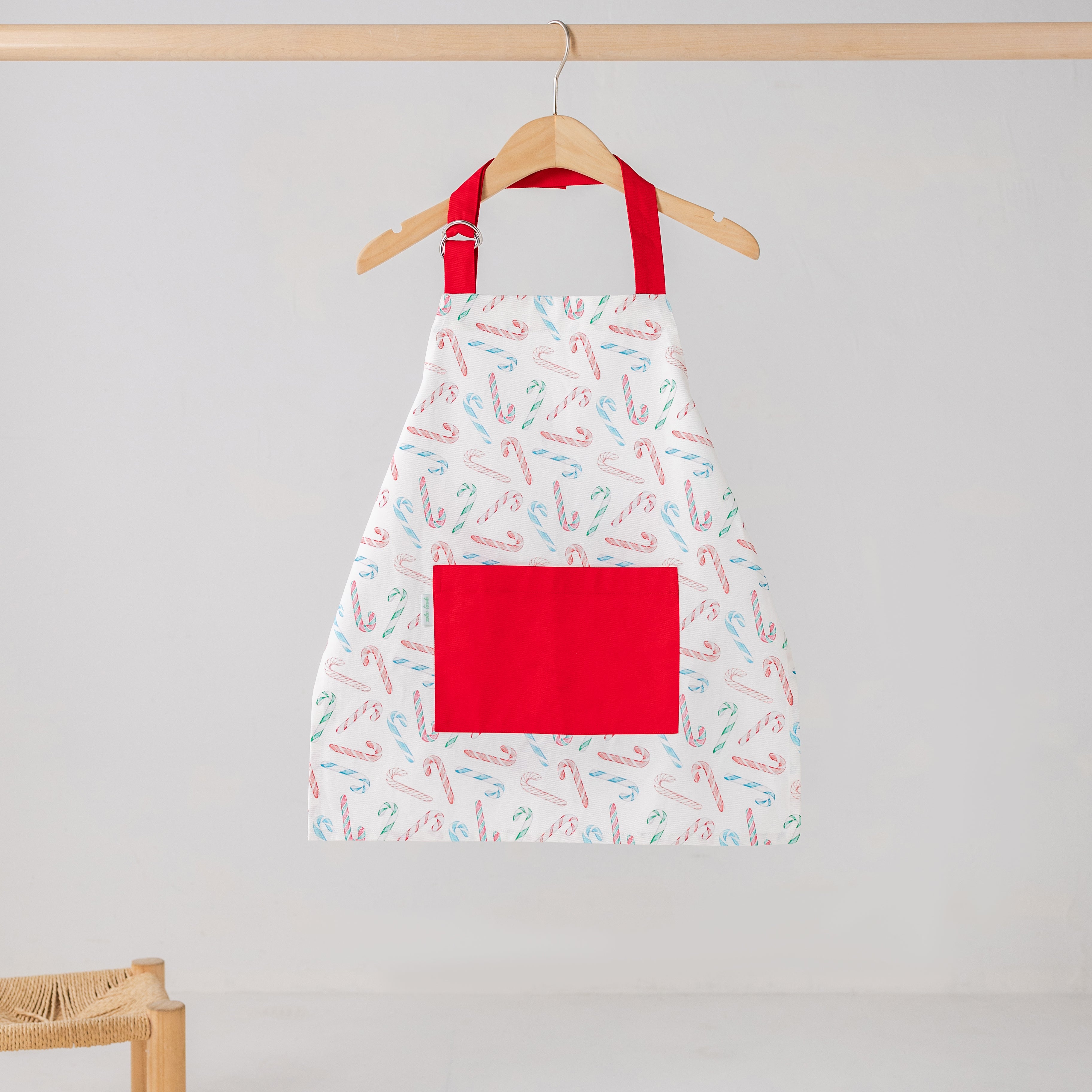 Candy Cane Lane Kid's Apron (Pre-Order Arriving Fall 2026) – Nola Tawk
