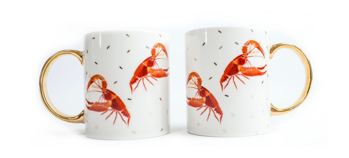 Crawfish Ceramic Mug – Nola Tawk