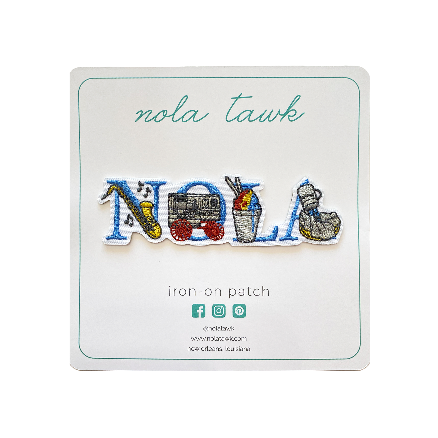 Little Nola Iron-On Patch – Nola Tawk